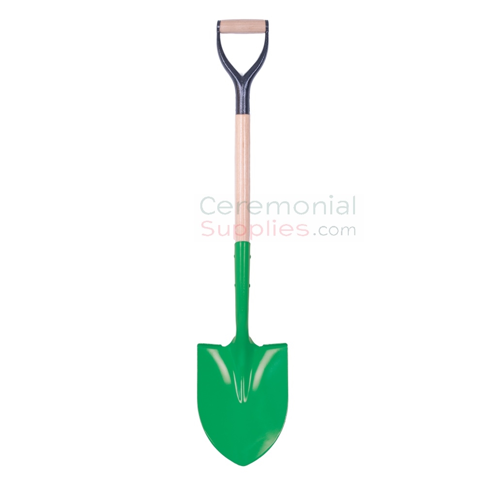 Green Ceremonial Groundbreaking Shovel | Green Shovel ...