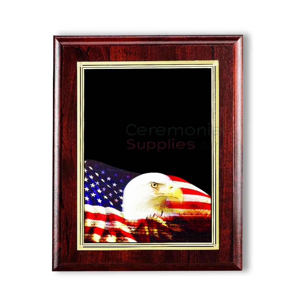 American Flag and Eagle Plaque | ceremonialsupplies.com