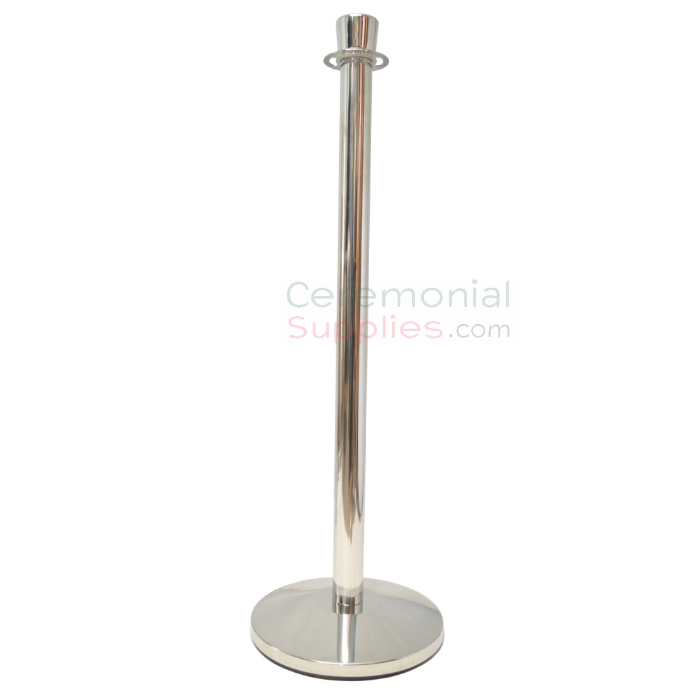 Luxury Chromed Steel Stanchion Queue Poles With Urn Shaped Top ...