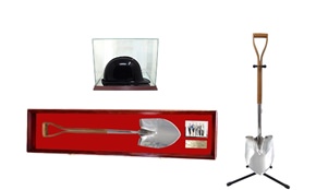 Groundbreaking Shovel and Keepsake Display Case | Ceremonial ...