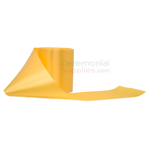 Plain Grand Opening Ribbon In Yellow | Ceremonial Groundbreaking, Grand ...