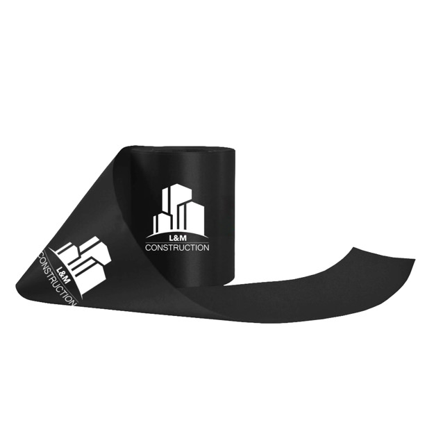 White Ink Printed Custom Ceremonial Ribbon | Ceremonial Groundbreaking ...