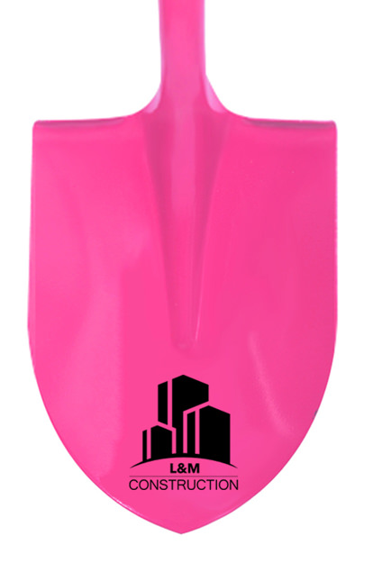 Pink Groundbreaking Ceremonial Shovel | Pink Shovels | Ceremonial ...