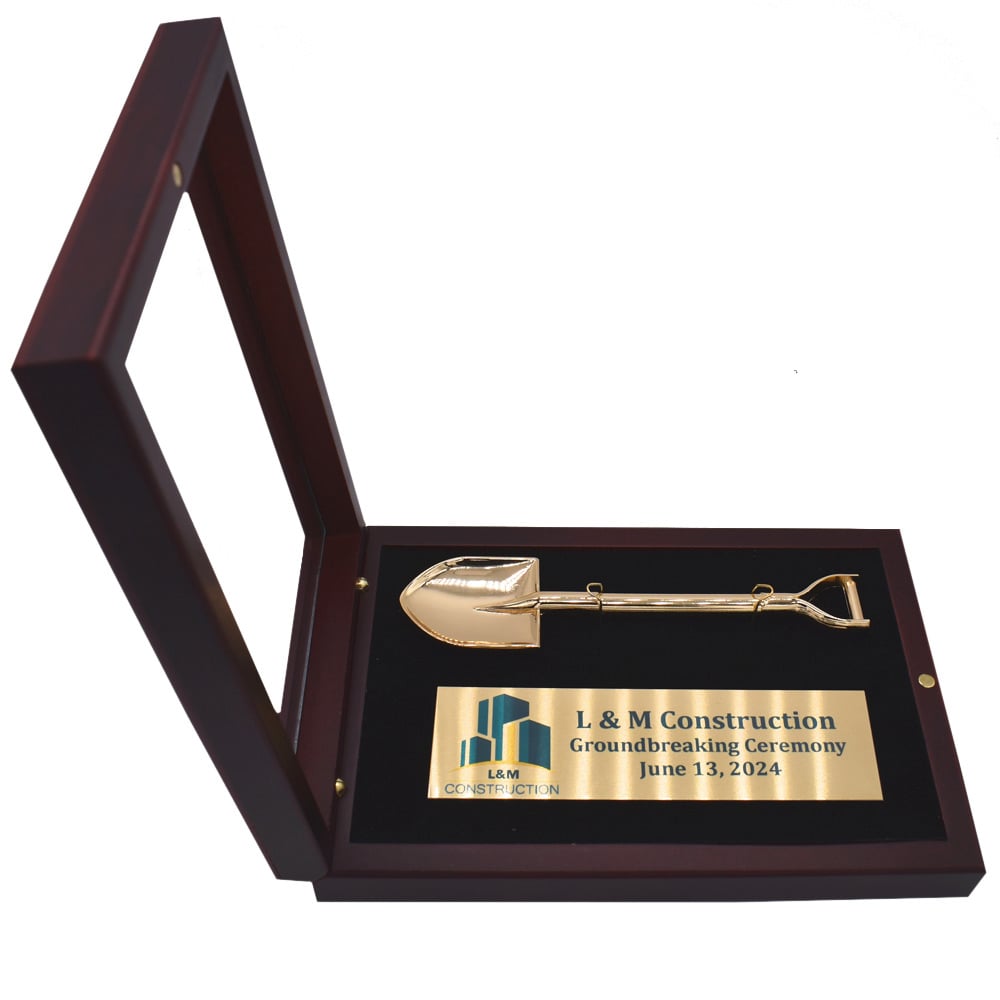 Groundbreaking Mini Shovel Display Keepsake | Ceremonial Groundbreaking ...