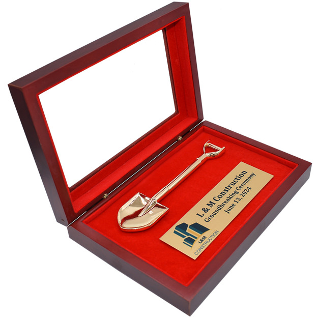Groundbreaking Mini Shovel Display Keepsake | Ceremonial Groundbreaking ...