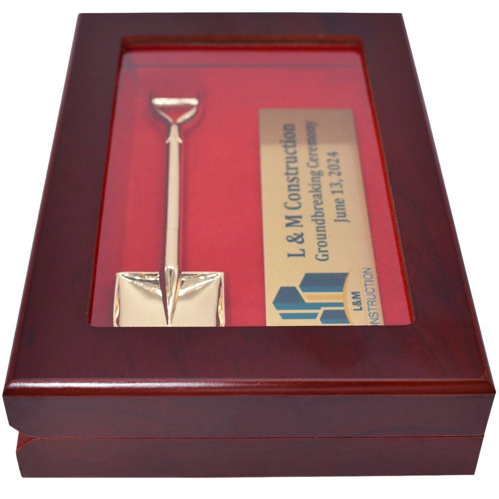 Groundbreaking Mini Shovel Display Keepsake | Ceremonial Groundbreaking ...