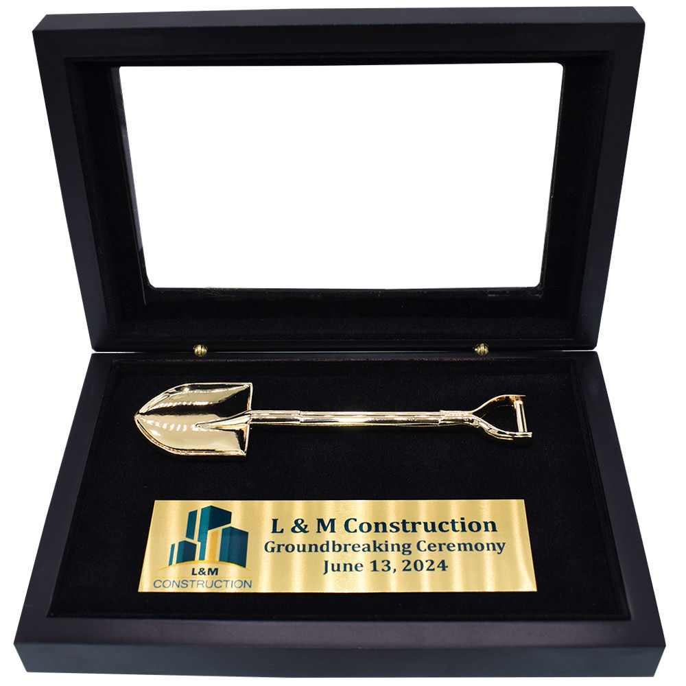 Groundbreaking Mini Shovel Display Keepsake | Ceremonial Groundbreaking ...