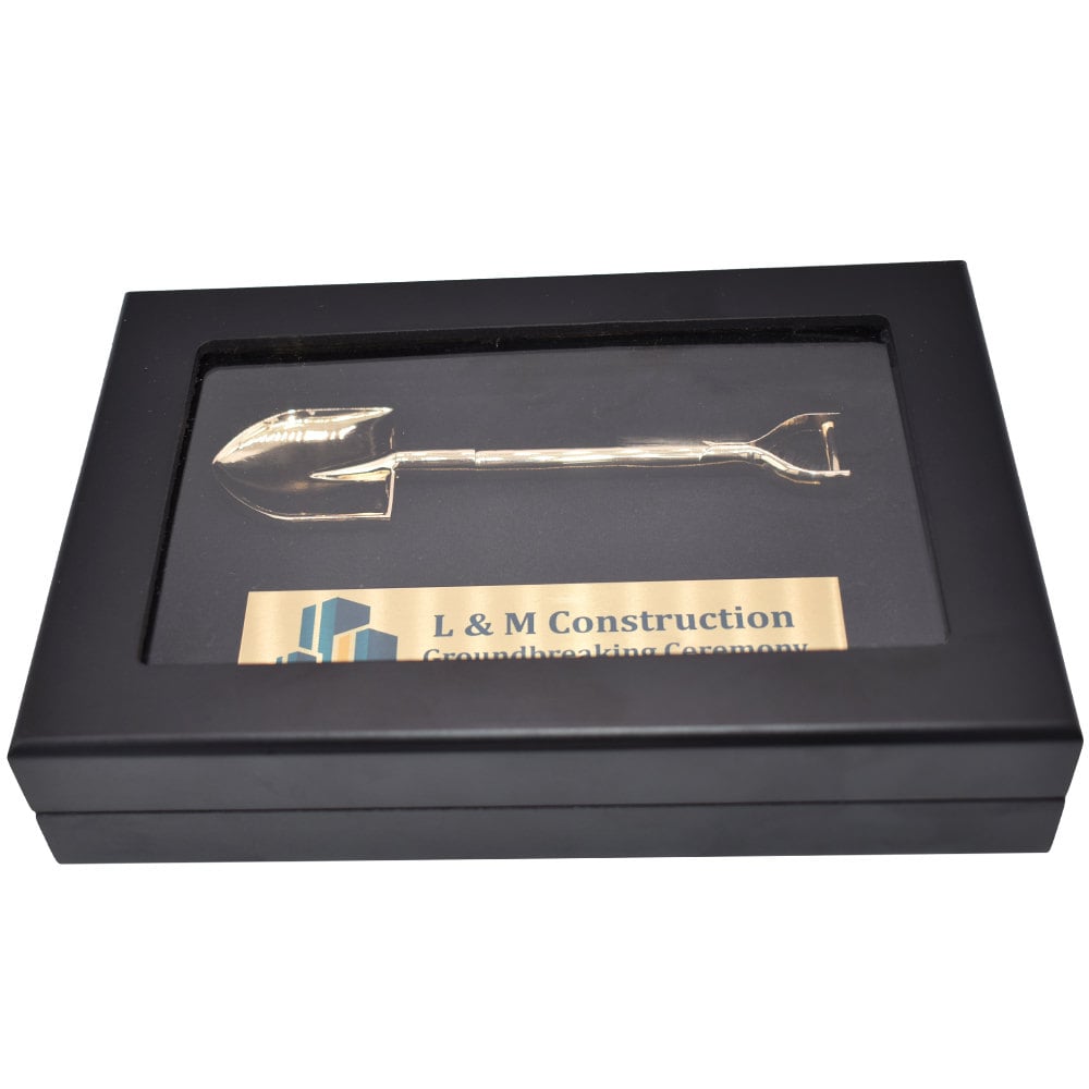 Groundbreaking Mini Shovel Display Keepsake | Ceremonial Groundbreaking ...