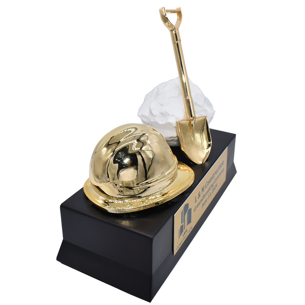 Construction Project Trophy | Ceremonial Groundbreaking, Grand Opening ...