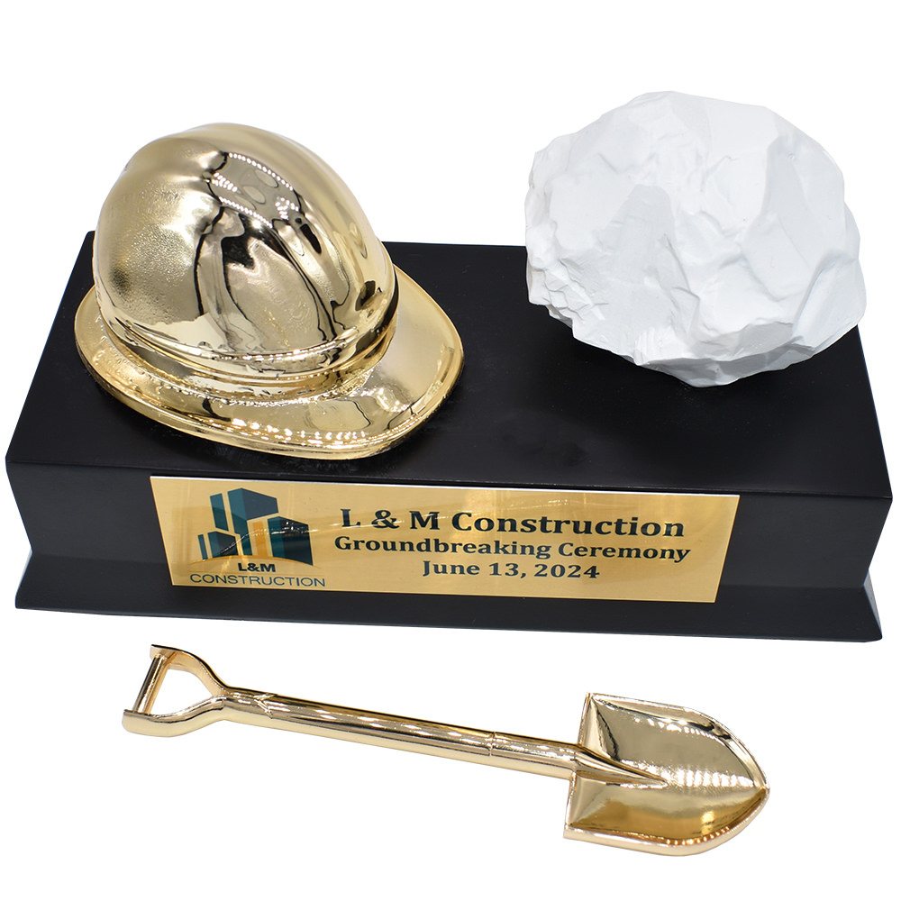 Construction Project Trophy | Ceremonial Groundbreaking, Grand Opening ...