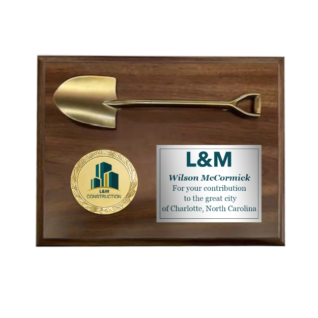 Groundbreaking Shovel Plaque | Ceremonial Groundbreaking, Grand Opening ...