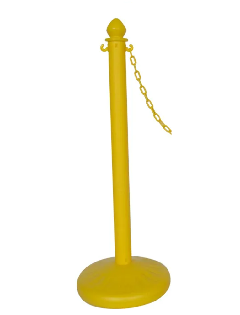 Two Plastic Stanchion & Chain Kit | Lightweight, Fillable, UV-Protected ...