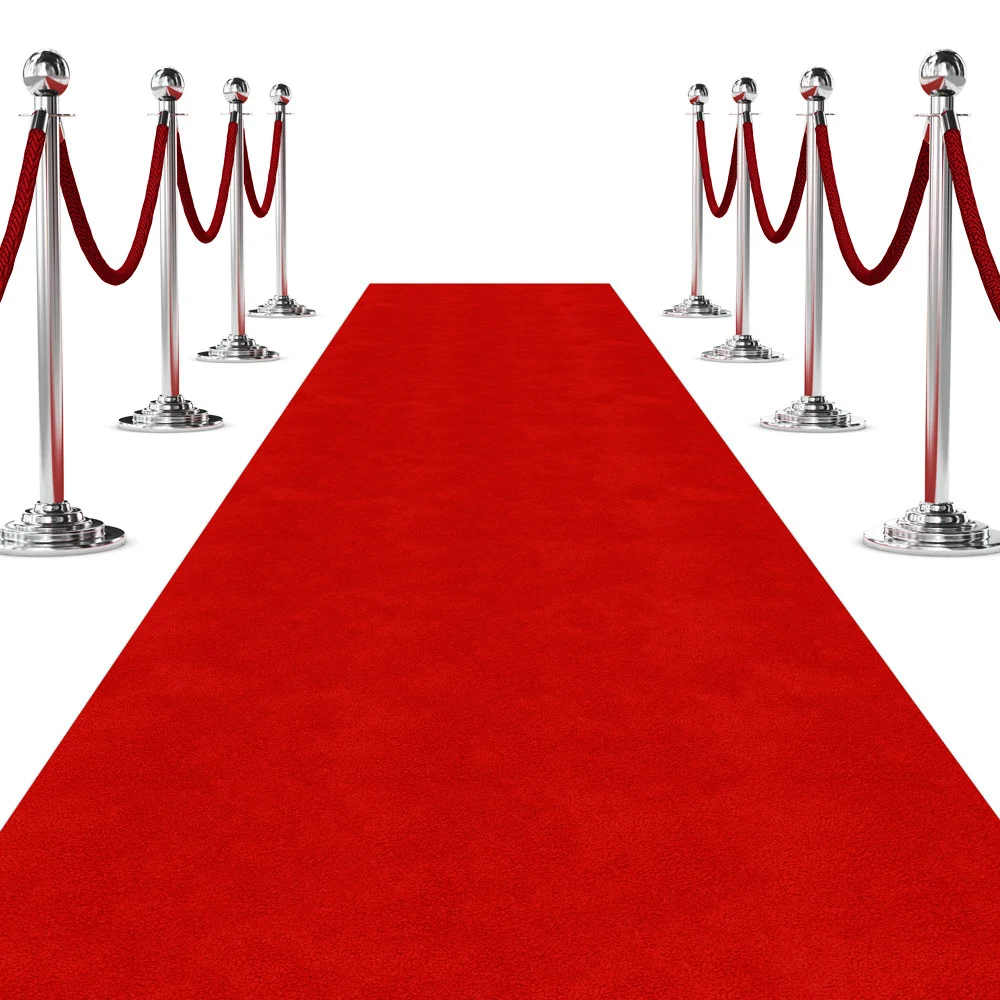 Event Runner Ceremonial Ruby Red Carpet – Multiple Sizes for Grand ...