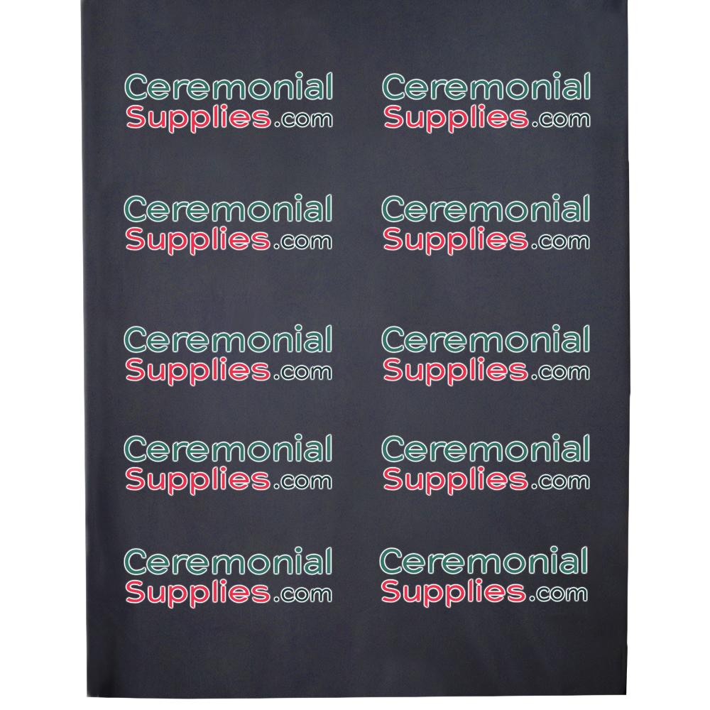 Customizable Fire Retardant Event Drape – 8ft x 60" Poly Premier ...