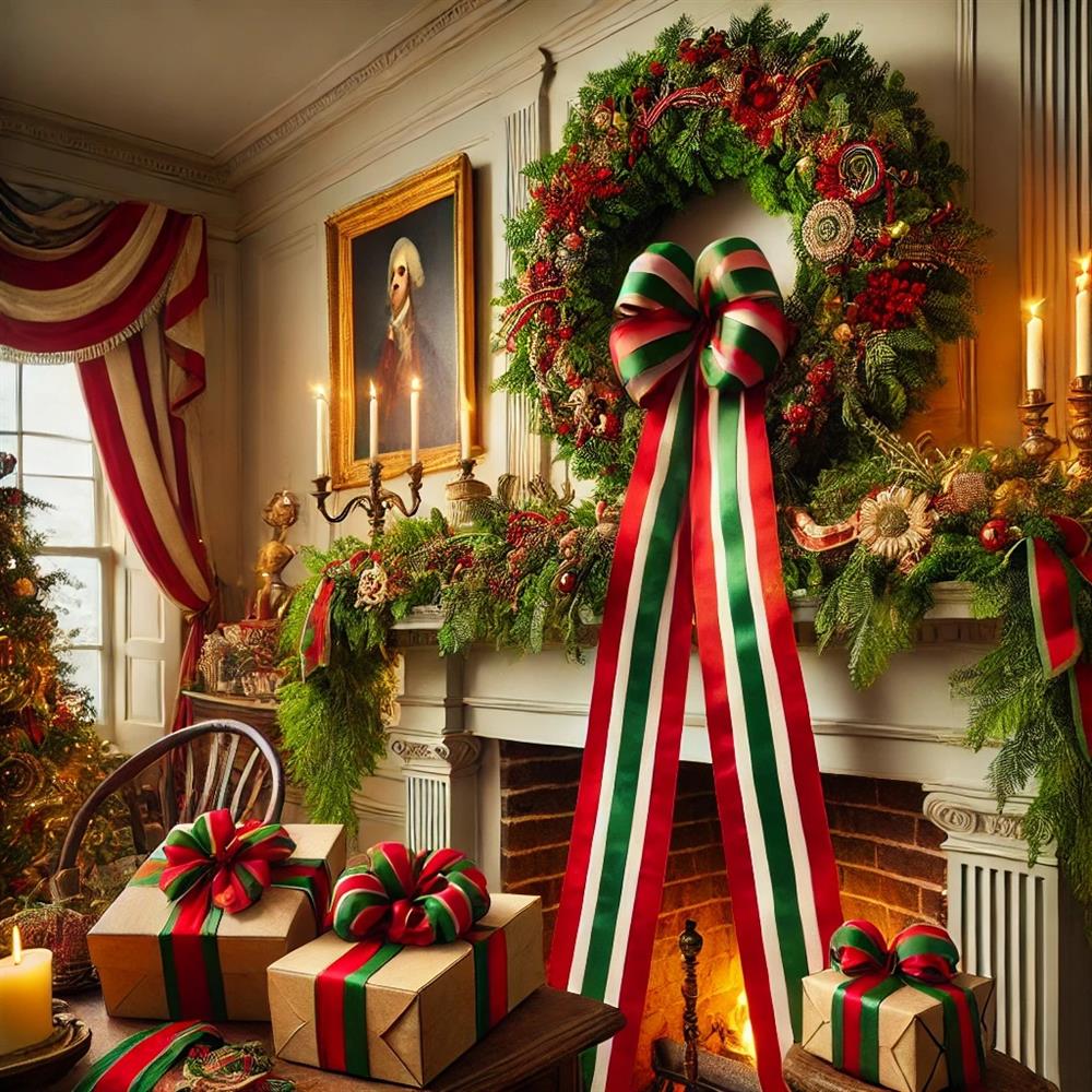 Decoration Ribbons and Christmas Traditions from Colonial Times ...