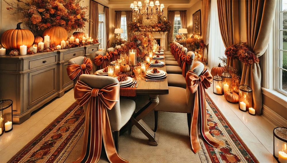 Transform Thanksgiving Celebration With Fall Color Decoration Ribbons ...